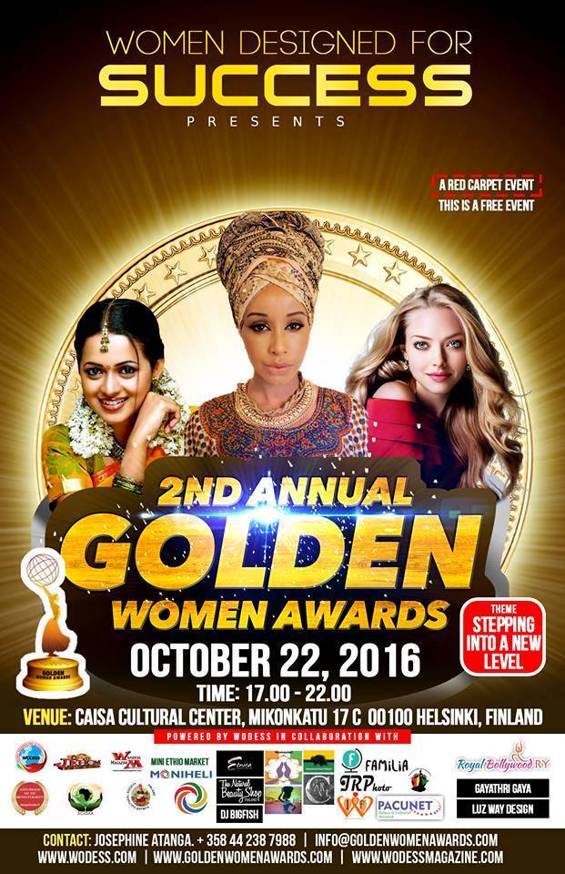 Golden women awards in Helsinki: red carpet gala night to felicitate ...